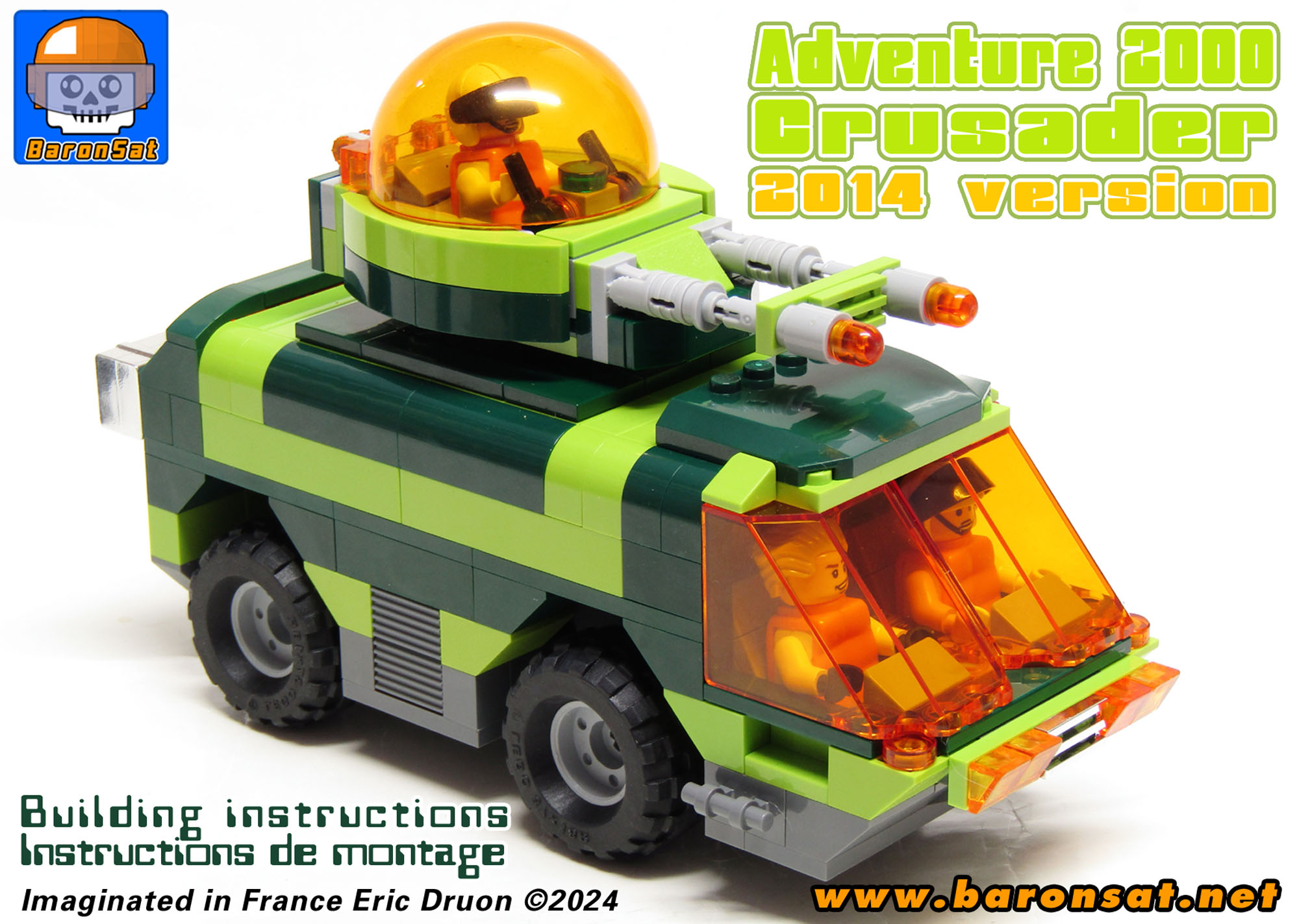 Lego moc military Land Raider Command building instructions custom model BaronSat